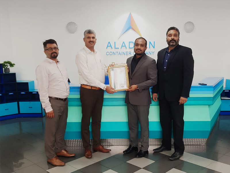 Aladdin Container Company for achieving ISO 9001:2015-Quality ...